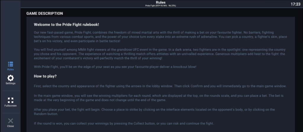Pride Fight to Evoplay: Complete and Detailed Game Analysis
