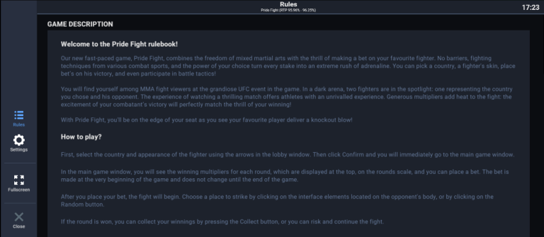 Pride Fight to Evoplay: Complete and Detailed Game Analysis